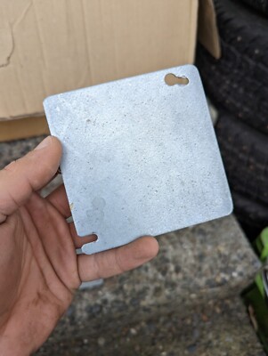 35pc Bowers 400-BW 4" Square Steel Electrical Outlet Box Cover Plate ...