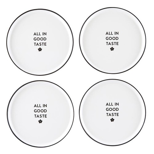 Small Plate Set Melamine Appetizer Plates 6.87 Inch All in Good Taste ...