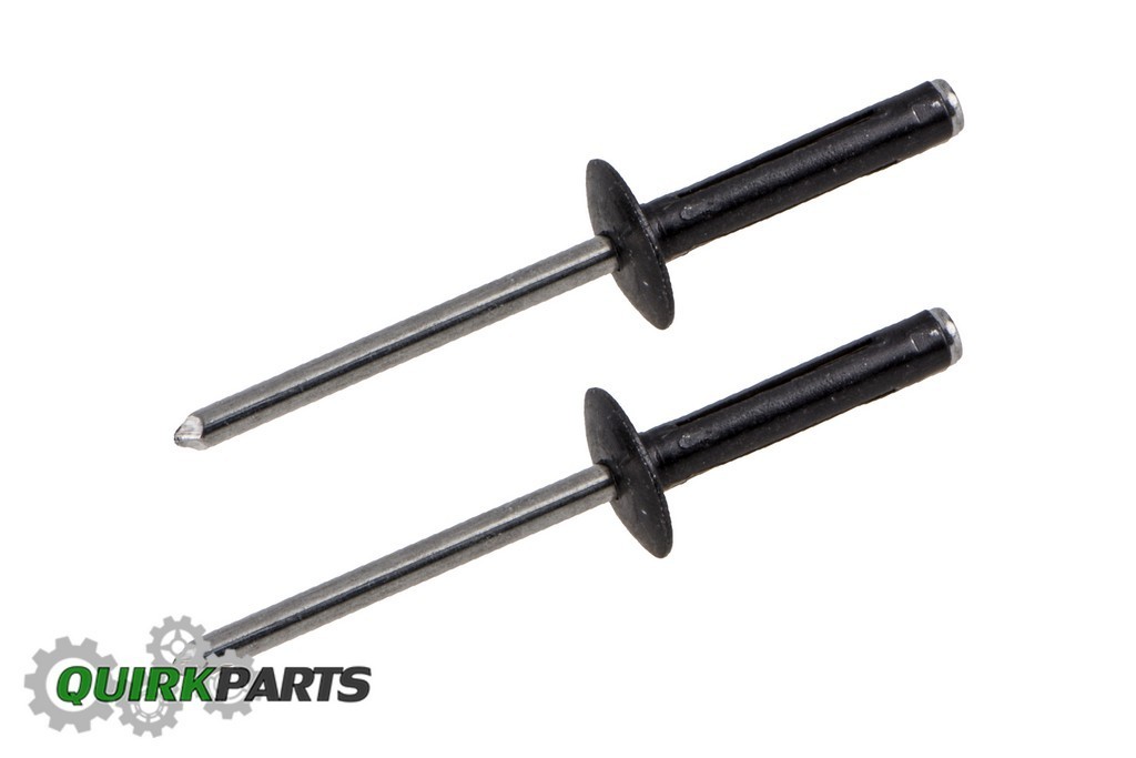 09-10 RAM 1500 FRONT BUMPER AIR DEFLECTOR VALANCE PANEL RIVETS OEM ...