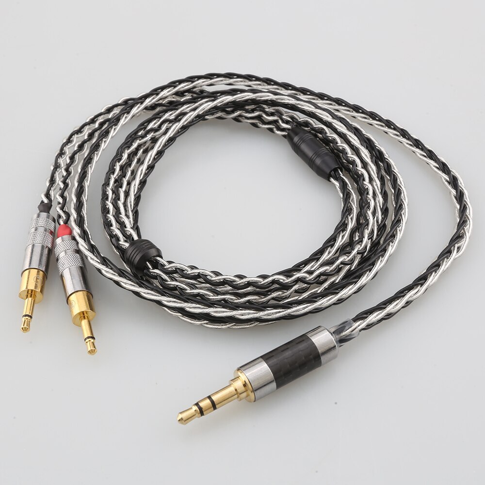 3.5mm/XLR/4.4mm Male to Dual 2.5mm Headphone Cable for hd700 Sennheiser ...
