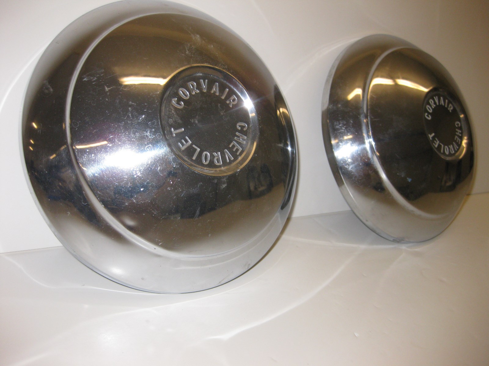 1960s CHEVROLET CORVAIR POVERTY DEEP HUBCAPS 1964 1966 1962 1960 1968 ...