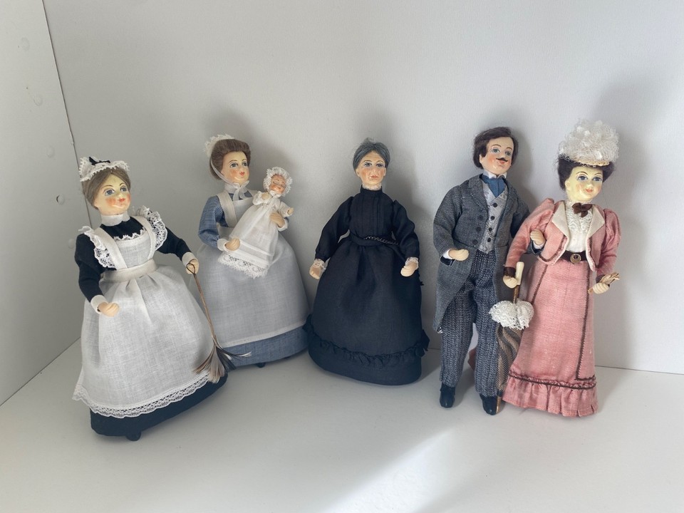 EXCEPTIONAL JUDITH CIPKIN VINTAGE ARTISAN DOLLS HOUSE DOLLS - NANNY ...
