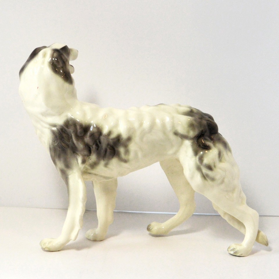 Goldscheider Porcelain Borzoi Dog | eBay