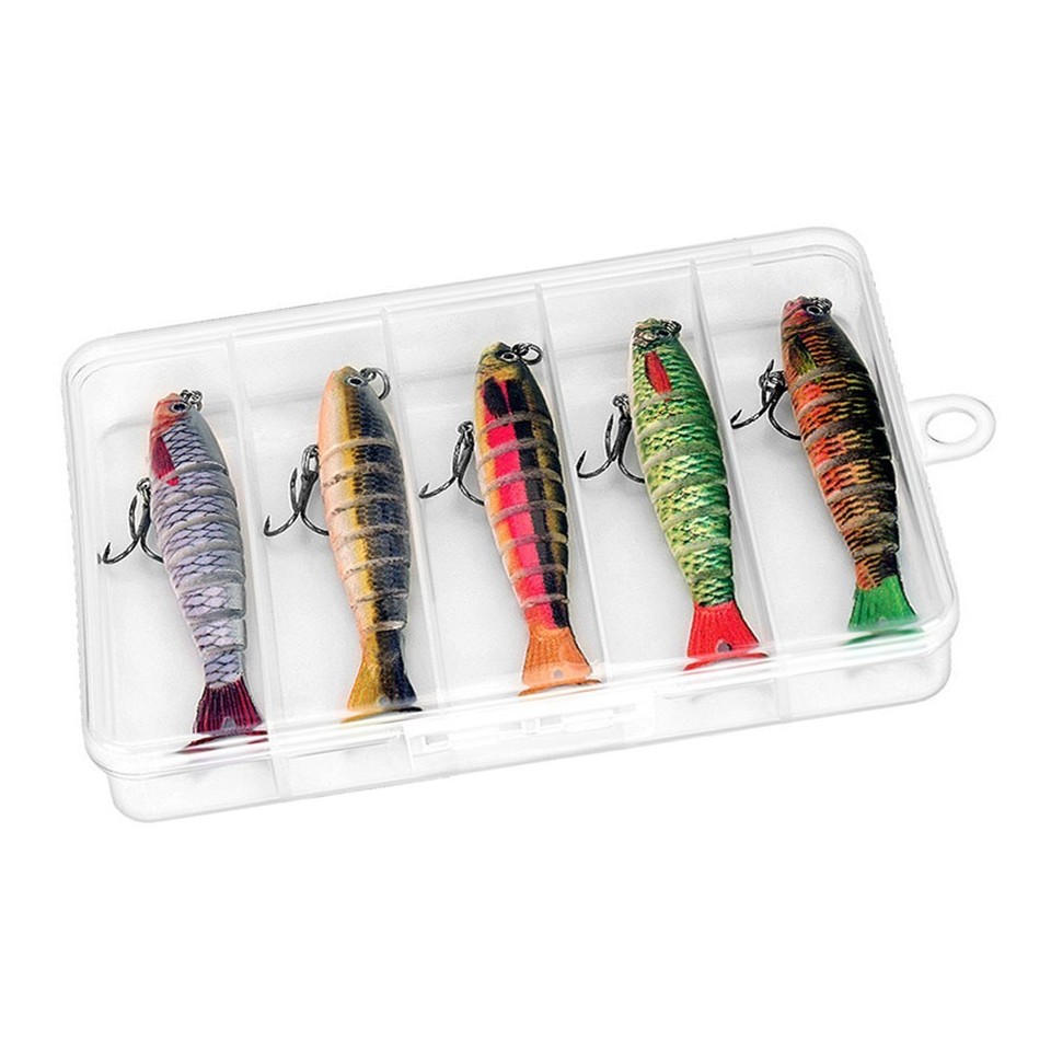 Multi Joint Fishing Lures Set 5pcs for Engaging For Pike Fishing ...