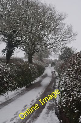 Photo 12x8 Mid Devon : Country Lane Ash Thomas A country lane heading ...