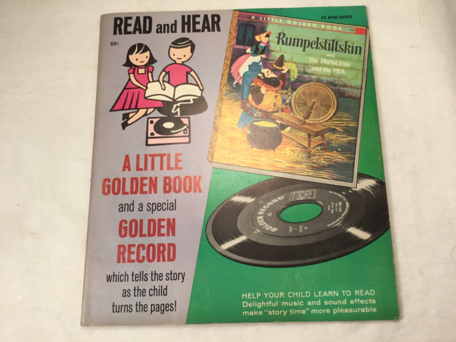 little golden book record Rumpelstiltskin, the princess and the pea #3 ...