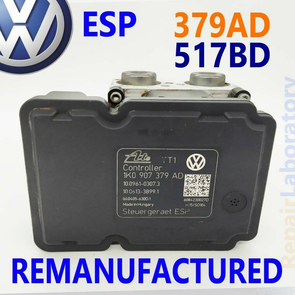 ReBuilt 2009 09 GOLF GTI JETTA EOS ABS ESP pump 1K0907379AD/1K0614517BD ...