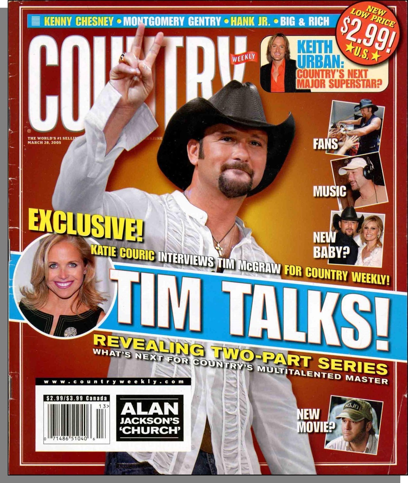 Country Weekly - 2005, March 28 - Tim McGraw Interview Part 1 | eBay