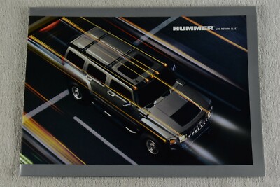 2006 2007 HUMMER H3 FOLD OUT POSTER SALES BROCHURE | eBay