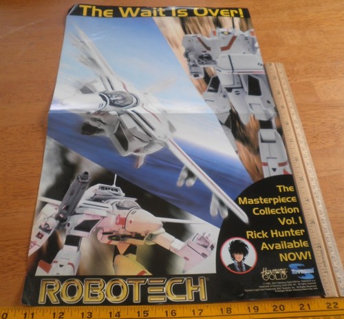 Robotech 2001 Harmony Gold Masterpiece Collection release poster 11x17 ...