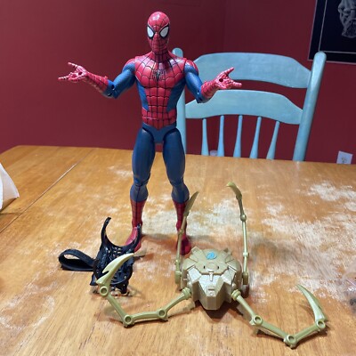 DISNEY STORE MARVEL ARTICULATED SPIDER-MAN 14” WEB SLING SOUND FIGURE ...
