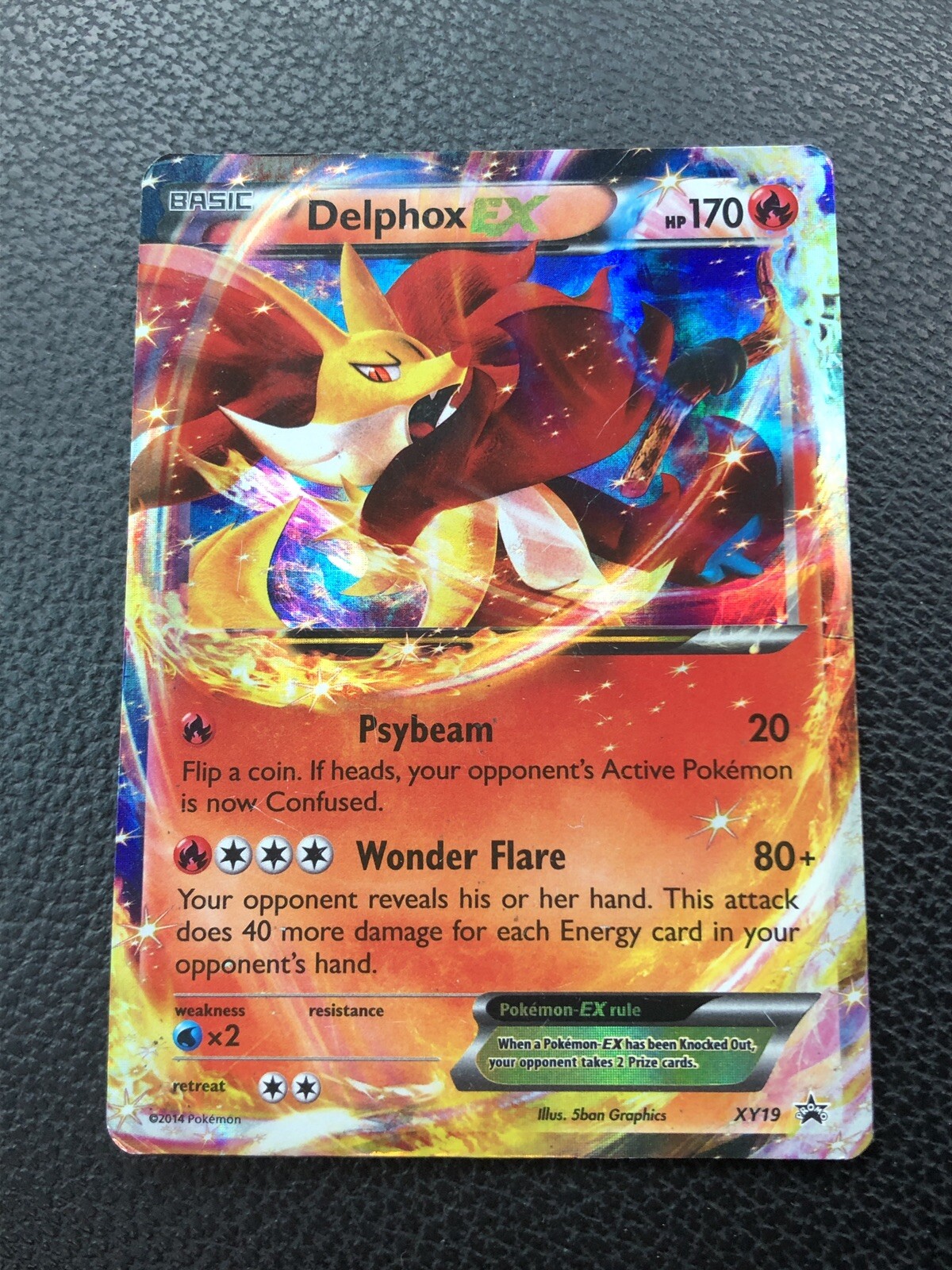 2014 Pokemon Delphox EX #XY19 ROUGH | eBay