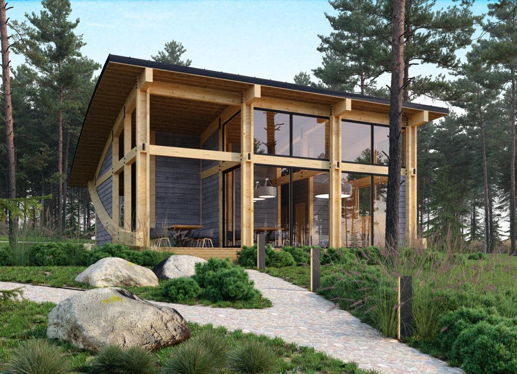 Small Timber Frame Kits Calder Scotframe Timber Frame Homes