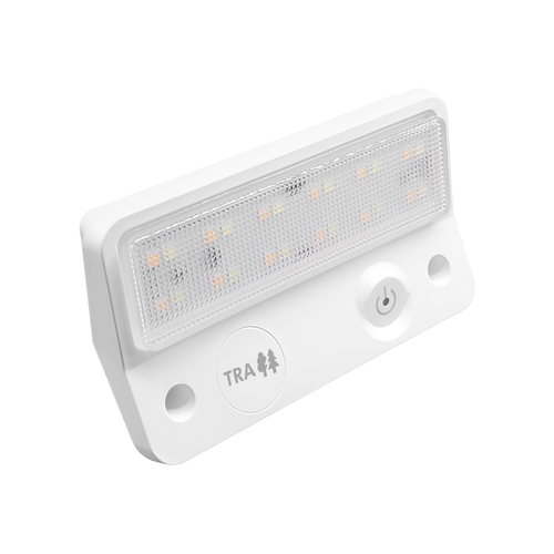 WHITE WITH SWITCH 123mm DUAL LED BUG LIGHT 12V AWNING LIGHT AMBER/WHITE ...