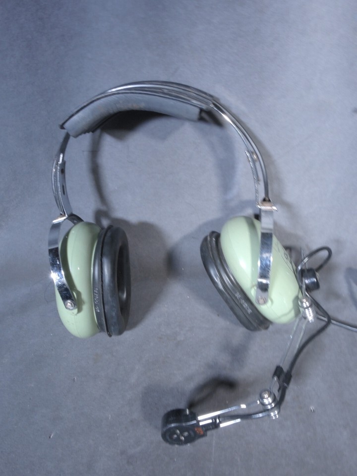 NASA MSFC Marshall Space Flight Center David Clark Headset w/ Microphone H7030 | eBay