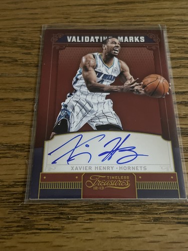 2012-13 Panini Timeless Treasures Validating Marks 119/199 Xavier Henry ...