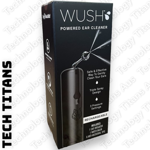 WUSH By BLACKWOLF GENUINE AS SEEN ON TV Cleans EARS Removes WAX Build ...