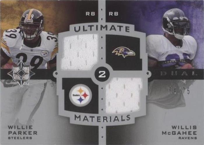 2007 Ultimate Collection - Ultimate Dual Materials Willis McGahee ...