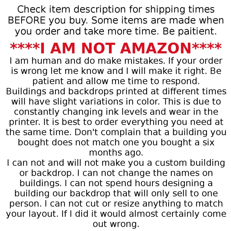 TRACKSIDE BACKDROP #500 Commercial N Scale | eBay