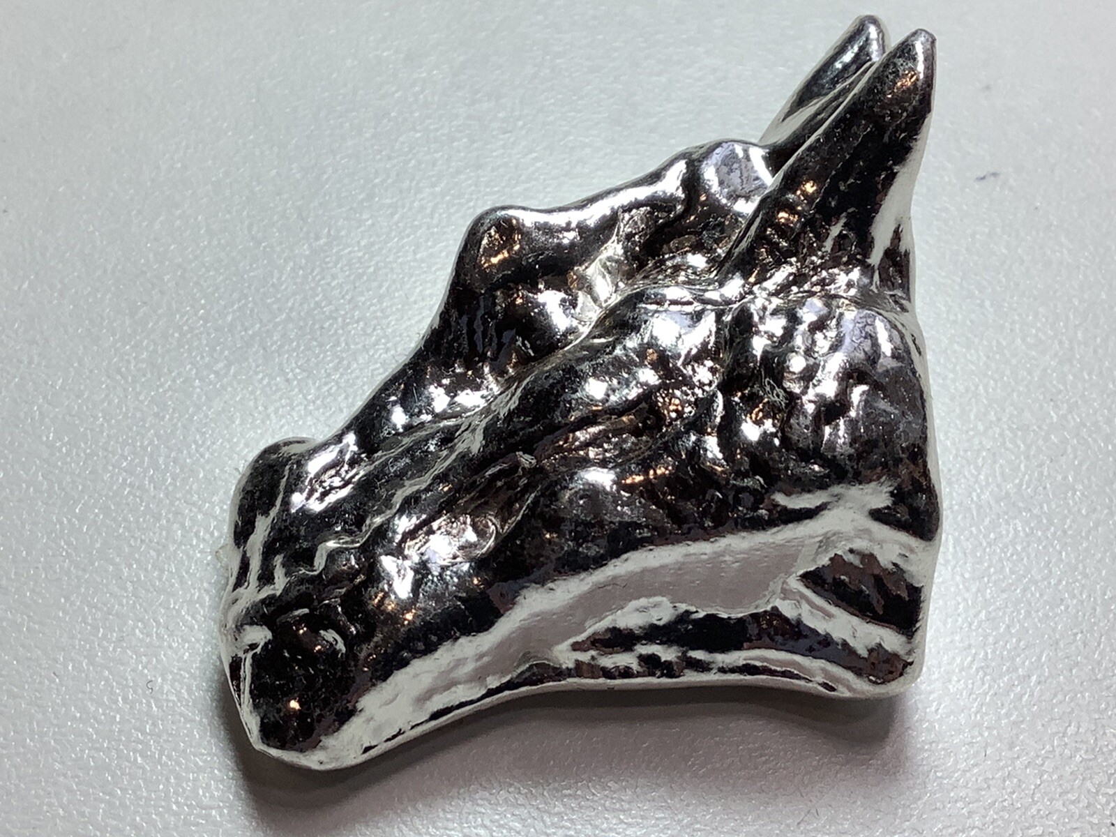 Silver Dragon 4 oz Troy 999 Poured Bar Yeagers YPS Silver Slacker ...