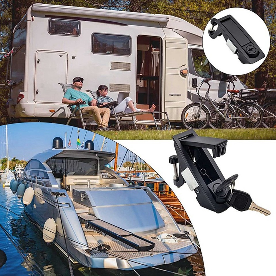 4X(10PCS Adjustable Lever Hand Lock Latches Thickness:1-5mm for Marine ...