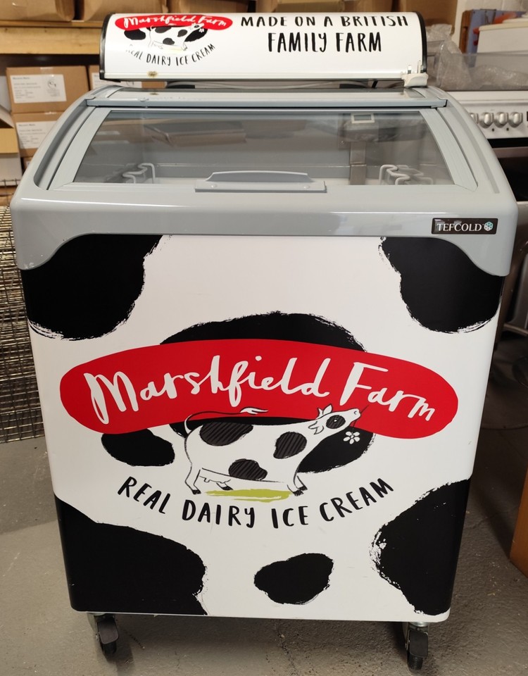 Ice Cream Display Freezer Marshfield Farm. Excellent condition. | eBay UK