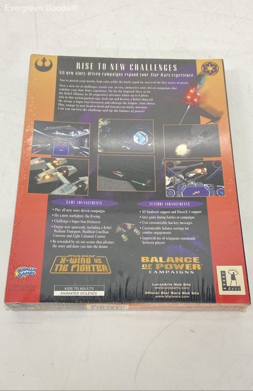'LucasArts Entertainment Star Wars Balance of Power Sealed | eBay
