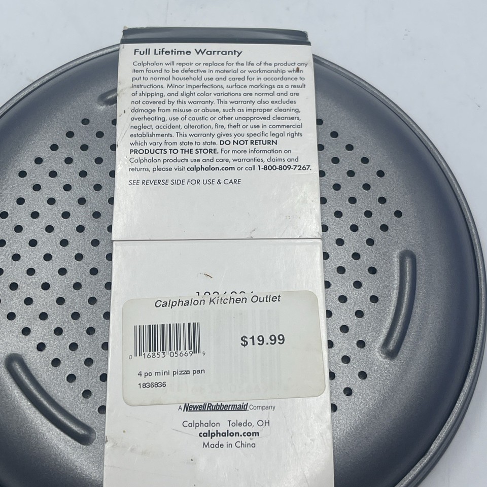 Calphalon Bakeware 4 Pizza Pan Mini Set | eBay