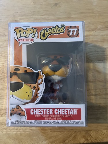FUNKO POP AD ICONS Cheetos MINT RARE! CHESTER CHEETAH #77 POP Protector ...