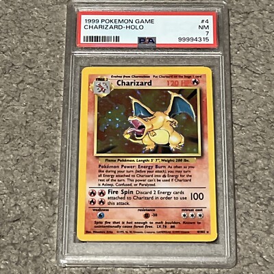 Charizard 004/102 Base Set Unlimited Holo PSA 7 | eBay