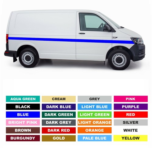 BLUE Stripe Pinstripe Sticker For Car or Van 10m (32.5ft) Long x 50mm ...