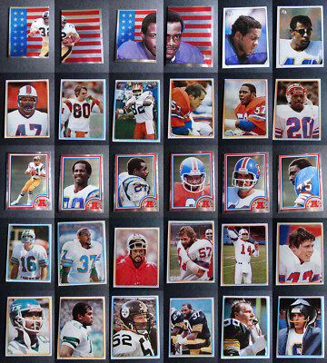 1983 Topps Stickers Football Cards Complete Your Set You U Pick From ...