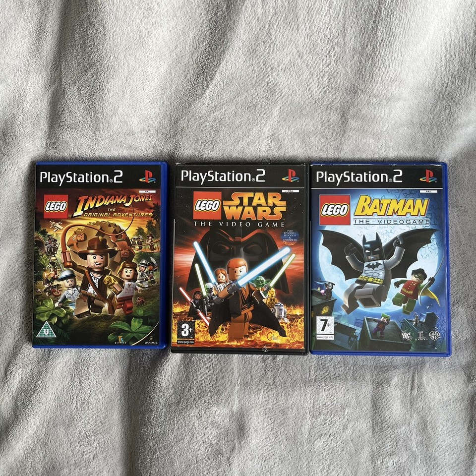 PS2 Lego Games Bundle X3 - Star Wars, Batman, Indiana Jones | eBay