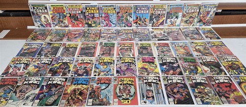 KING CONAN (1980) #1-55 MARVEL COMIC FULL RUN LOT HI GRADE Avg NM 9.4 ...