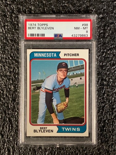 1974 Topps Baseball #98 Bert Blyleven PSA 8 | eBay