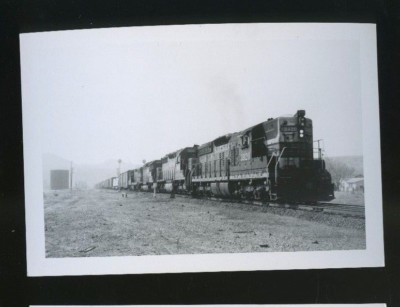 1960s SP Southern Pacific EMD SD9 Locomotive #3920 - Vtg B&W Railroad ...