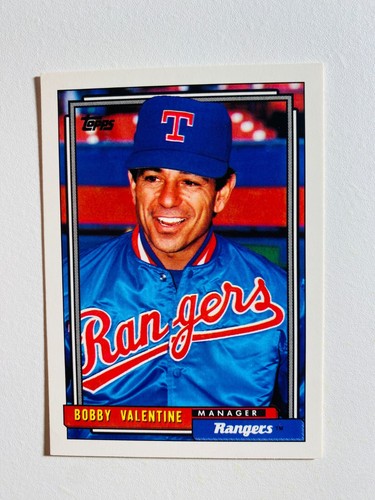 1992 TOPPS #789 BOBBY VALENTINE NM-MT MLB BASEBALL CARD | eBay