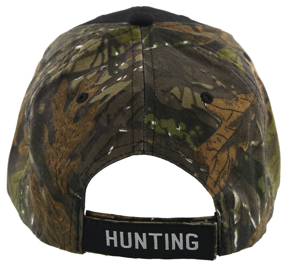 HUNT SHUT UP AND HUNT! DEER OUTDOOR HUNTING BALL CAP HAT BLACK FOREST ...