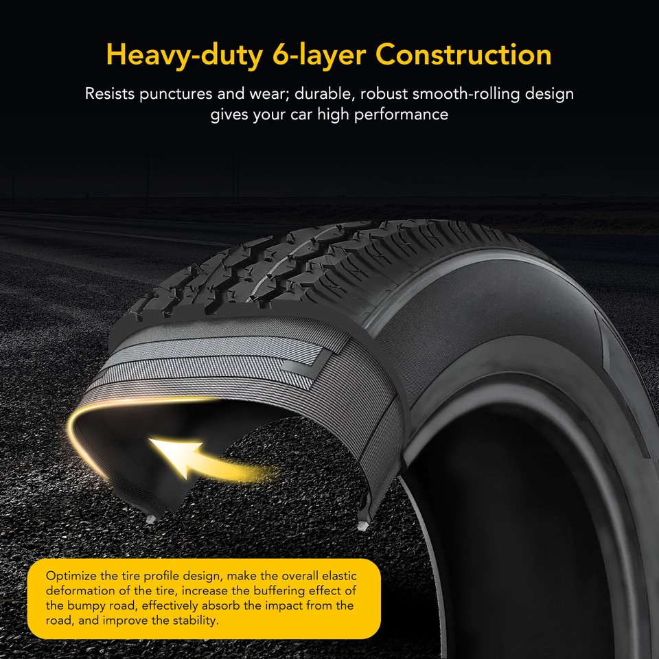 2 Pack 4.80-8 4.80x8 480-8 Trailer Tires with/and Rims 4 Lug on 4 ...