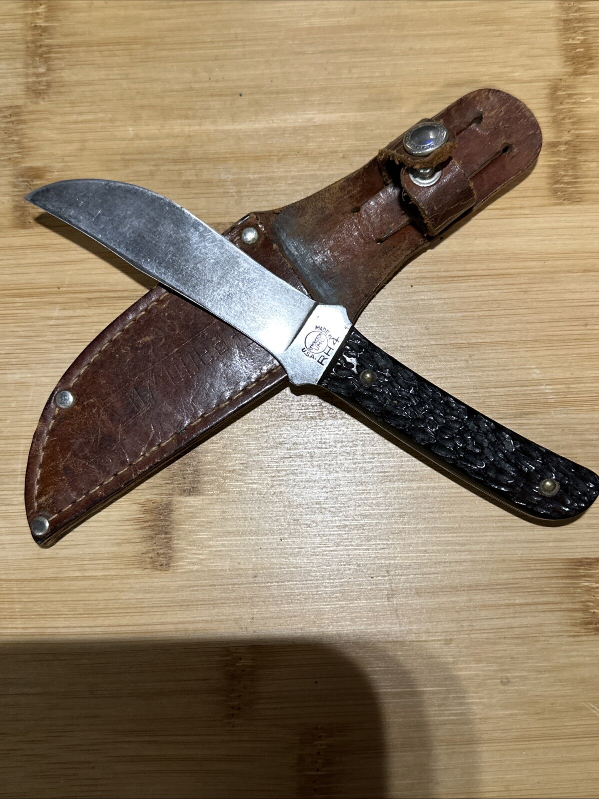 Remington UMC RH4 USA Hunting Knife. 1930’S. Origional Leather Sheath ...