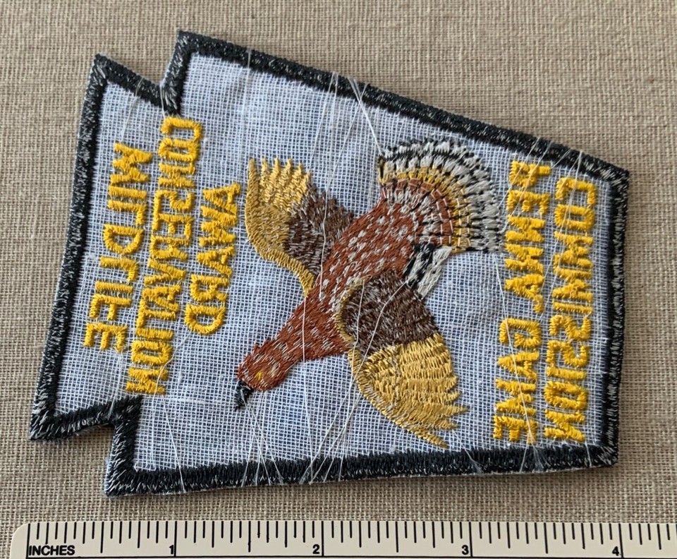 Vintage WILDLIFE CONSERVATION AWARD Pennsylvania Game Commission PATCH ...