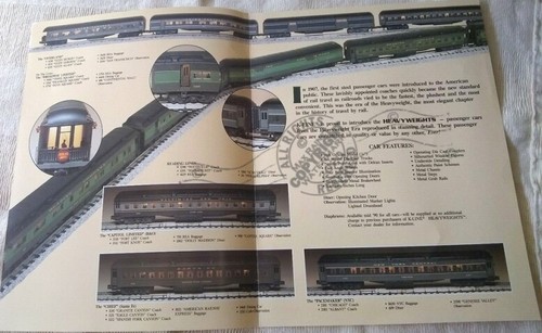 K Line Electric Trains The Heavyweights 1990 Trade Brochure | eBay