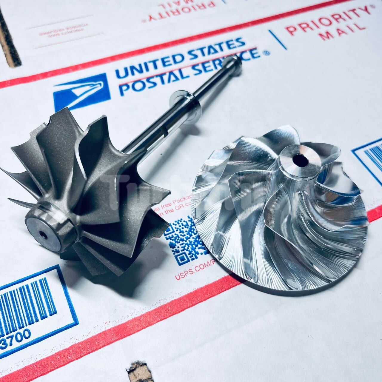 Turbine Shaft Rotor assembled Compressor wheel for Cummins X15 HE400VG ...