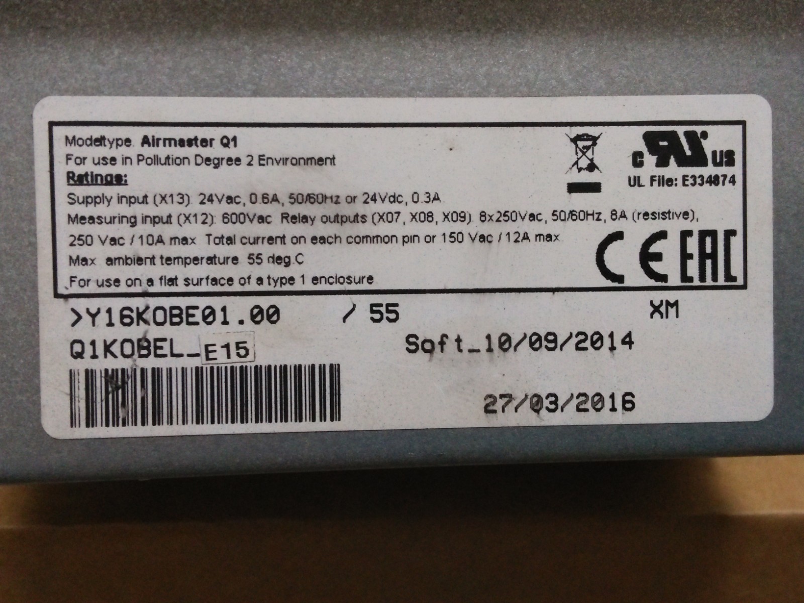 AIRMASTER Q1 AIR COMPRESSOR CONTROLLER | eBay