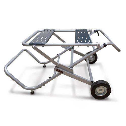 Foldable and Portable Table Saw Stand with Wheels, with 330Lbs Load ...