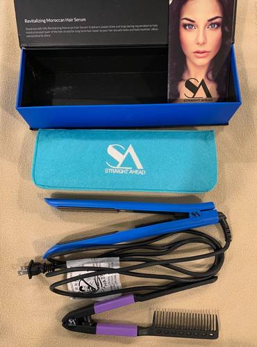 Straight Ahead Bionic Pro Ceramic Gold Collection Hair Straightener | eBay