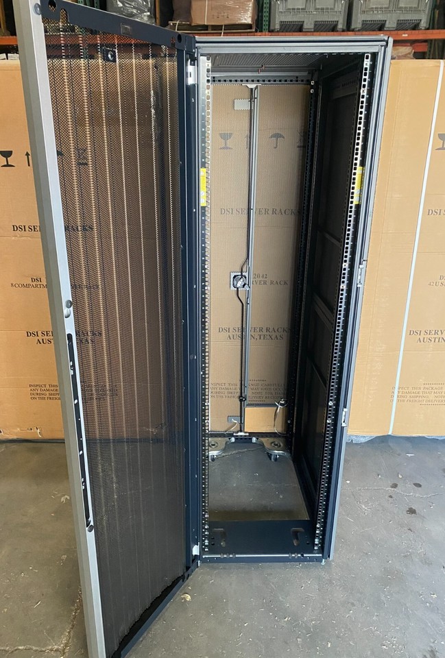 HP 42U 10642 G2 Server Rack Cabinet Enclosure AF038A 1200MM Deep USED ...