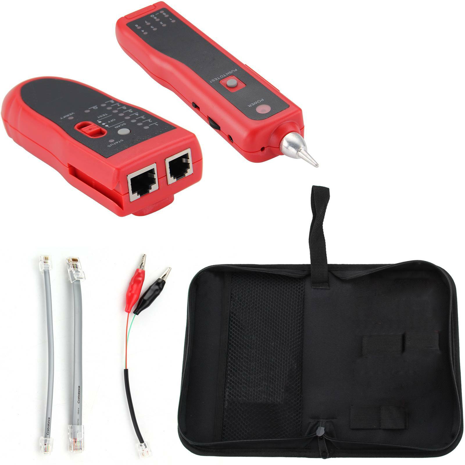 CABLE FINDER TONE GENERATOR PROBE TRACKER WIRE NETWORK TESTER TRACER ...