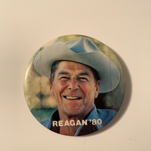 1980 REAGAN Presidential Campaign PIN PinBack Button Badge POTUS ...