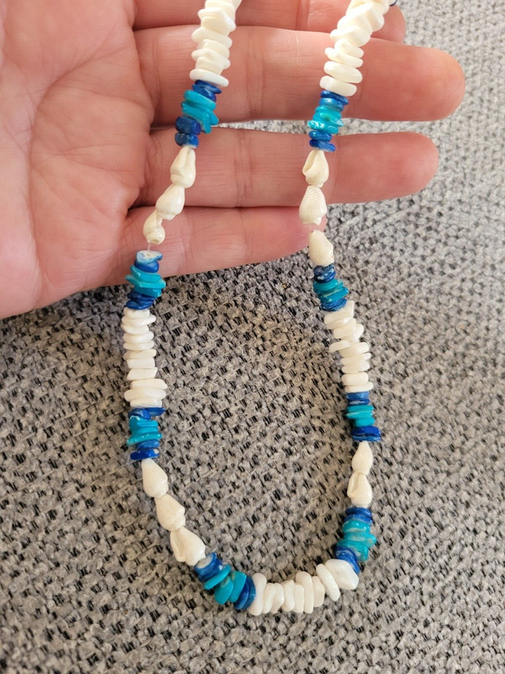 Vintage Handmade Shell Choker Necklace Beautiful Sea Shell Necklace ...
